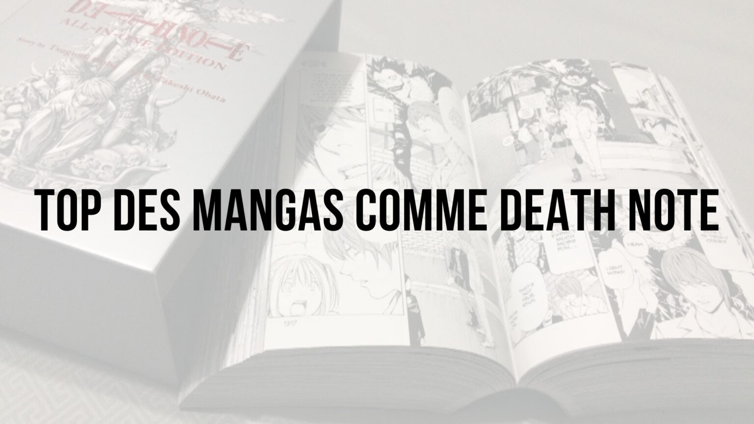 10 mangas à absolument lire si vous avez aimé Death Note - Manga Mosaic