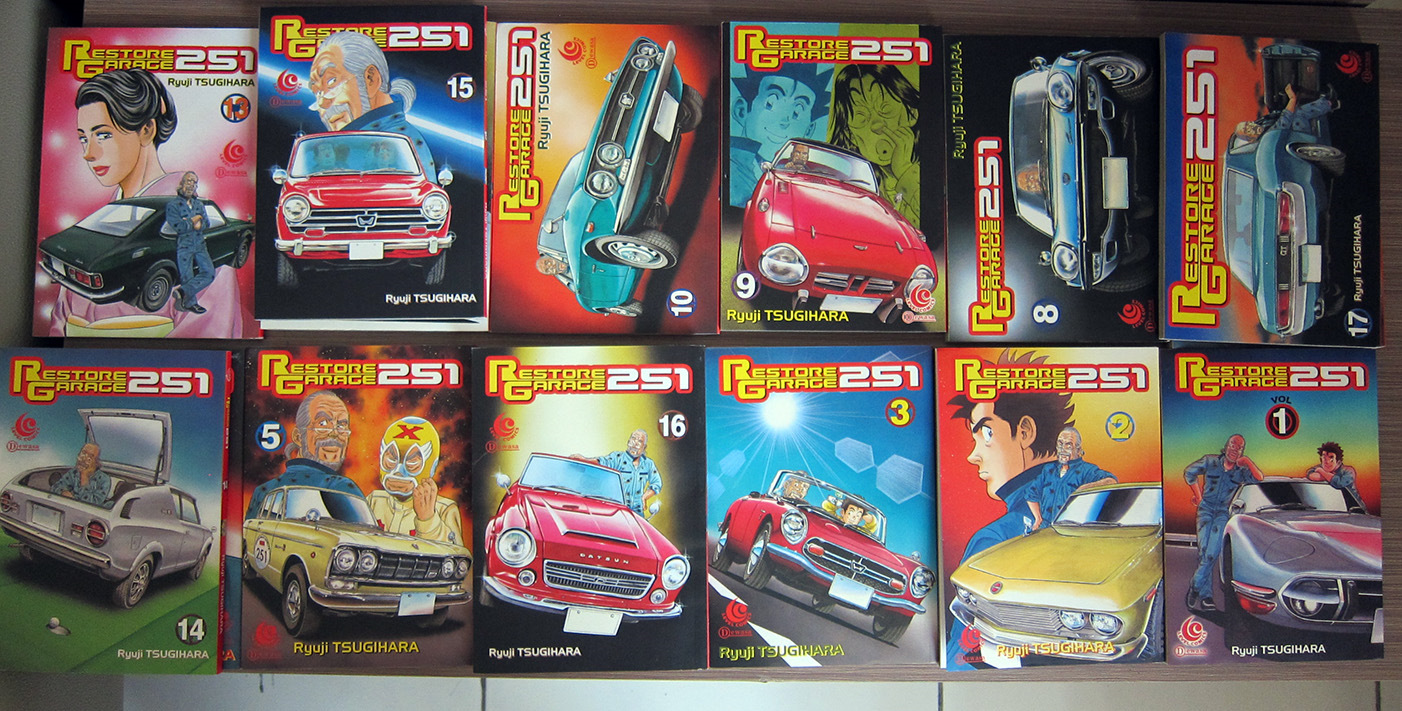 18 mangas sur la culture auto comme Initial D - Manga Mosaic